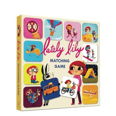 【现货】【对号入座游戏】最近的丽丽【Matching Game】Lately Lily英文儿童趣味6-9岁精装Player  Micah进口原版书Chronicle Boo