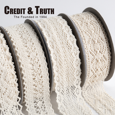 diy裙边纯棉镂空蕾丝窗帘辅料