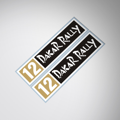 适用于dakar rally decal sticker达喀尔拉力赛车号JDM改装车贴纸