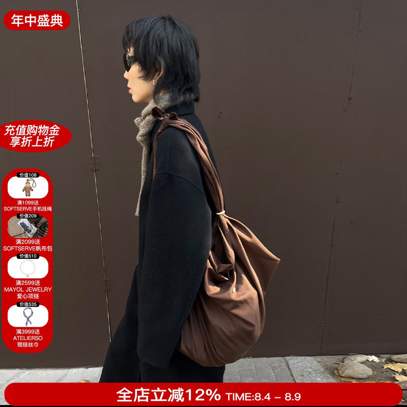 hot holy heart 26年新款包袱包打结包休闲百搭大容量布包M星店