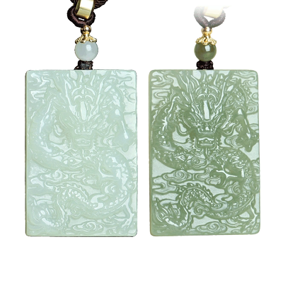 和田玉祥龙玉吊坠挂件玉石饰品