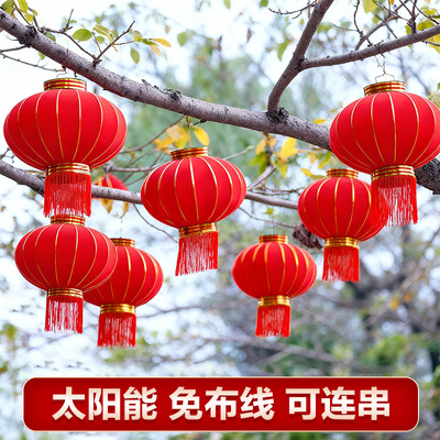 2025马年大红灯笼挂饰