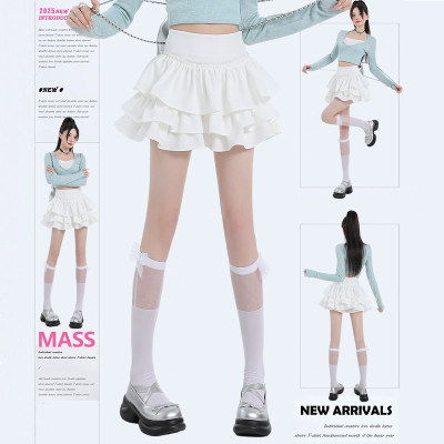 MASS芭蕾风白色蛋糕半身