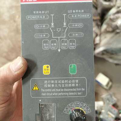 ABB双电源转换开关控制器型号DPTCB010成色如图议价
