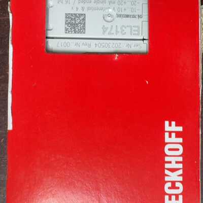 倍福 原装正品 总线模块EL3174，现货出售。议价
