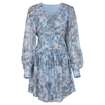 xg雪歌通勤淑女长袖连衣裙