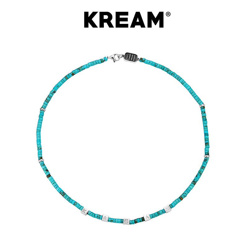 KREAM S925纯银绿松石项链_虎窝淘