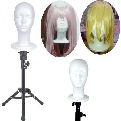 Wig Stands Female Mannequin Head with Tripod Stand Model Pra