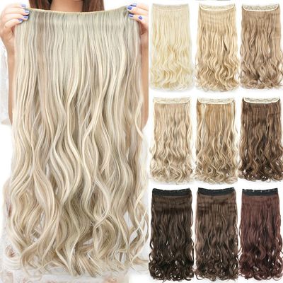 Soowee 24'' 28'' Synthetic Hair Charms Clip In Hair Extensio