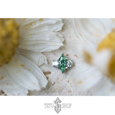 特土商店 Anatometal美国 MARQUISE ENDS WITH SIDE ACCENTS