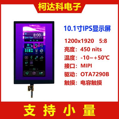 10.1寸1200x1920液晶显示模块