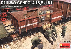 MINIART35296德国铁道无盖车厢