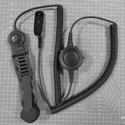 对讲机头骨传导消防用头盔耳机P8200/P8260/P8268/GP338D /GP328D