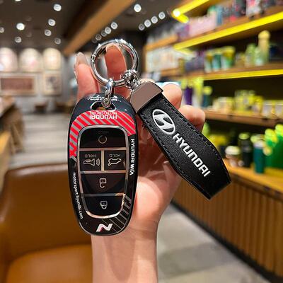 适用于北京现代帕里斯帝钥匙套艾尼氪5汽车进口IONIQ5汽车壳包扣