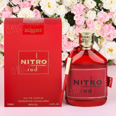 100ml跨境外贸香水Dumont Nitro Red中东阿拉伯香水红色NITRO Red