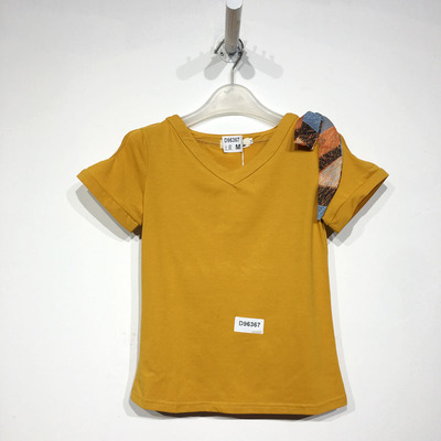 潮系列 D96367 时尚T恤品牌女装折扣颦