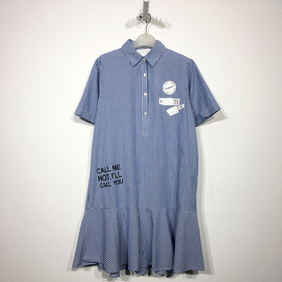 HC系列 D87130 时尚连衣裙品牌女装折扣颦