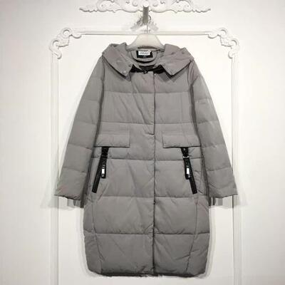 艾O系列 8152S067 时尚长款羽绒服品牌女装折扣颦