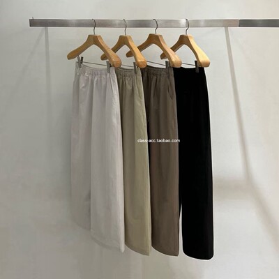 class韩国直邮1041909 TASTE 韩代2026款  松紧腰棉1oo休闲裤