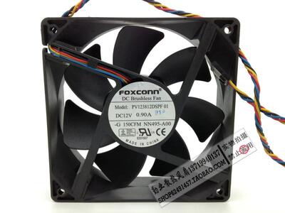 FOXCONN 12CM 12V 0.90A PV123812DSPF 01 12038 4线 PMW控速风扇