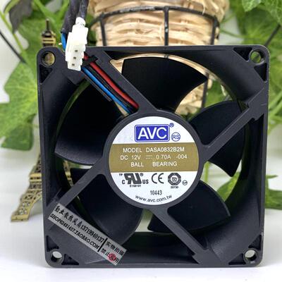 原装AVC 8032 12V 0.7A 8CM/厘米大风量双滚珠风扇 DASA0832B2M