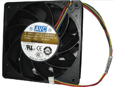 全新原装 AVC 2B12038B48M 12038 DC48V 0.54a 12cm 散热风扇