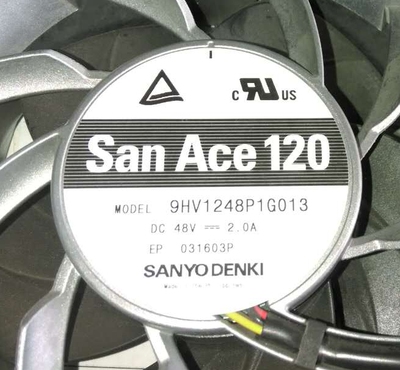 三洋SANYO 48V 2.0A 12CM 12038暴力9HV1248P1G013/G001散热风扇