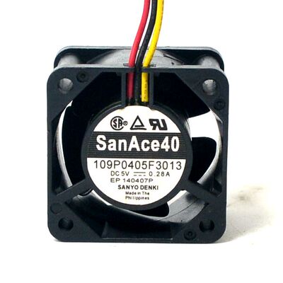 109P0405F3013 4028 5V 0.28A 三洋 4cm/厘米大风量交换机风扇