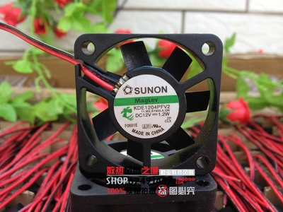 全新原装SUNON建准 KDE1204PFV2 4010 4cm 12V 1.2W 静音散热风扇