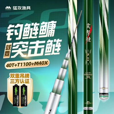 猛攻突击鲢三代鲢鳙轻量大物竿