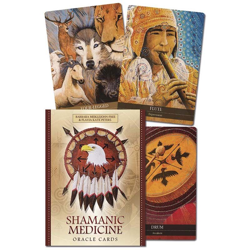 Shamanic Medicine Oracle Cards神谕卡英文桌游_虎窝淘