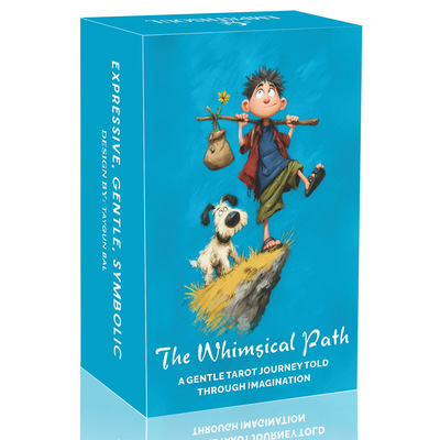 原创搞笑塔牌The Whimsical Path Tarot天地盖12×7英文卡牌游戏