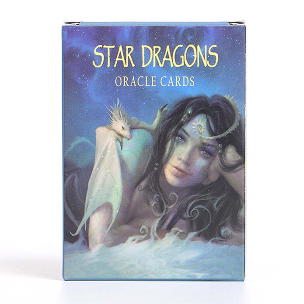 英文塔罗牌新品star dragons蓝色星龙_虎窝淘