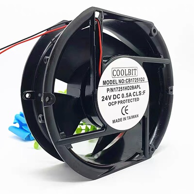 CB17251D2 P/N 17251HD2BAPL 24V 0.5A 原装COOLBIT 铝框风扇I