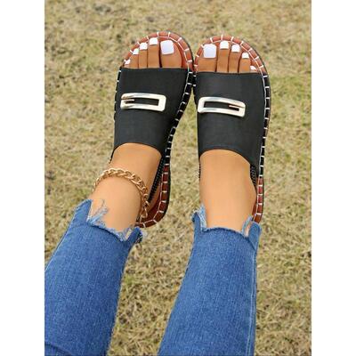 Womens Fashionable Slingback Sandals 2024 New Style Casual