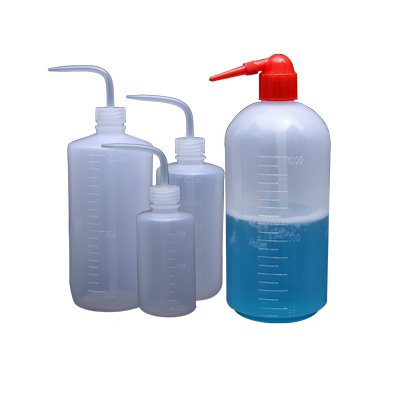 实验室塑料弯头洗瓶加厚清洗瓶