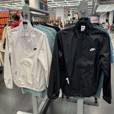 犇犇运动Nike/ 男子透气休闲梭织防风立领夹克DX0673-010-030-247