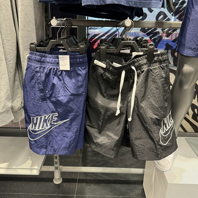 犇犇运动Nike/ 男子训练健身透气速干刺绣五分梭织短裤DB3811-010