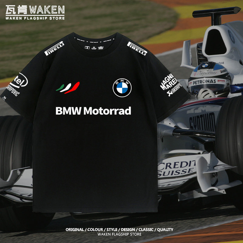 F1 Racing Suit Bmw Motorcycle Team Uniform Summer pure cotton Short ...