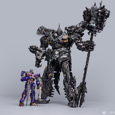 绝创钢索骑士柱变形玩具金刚恐龙