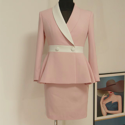 女主持人上镜装播音员艺考生西装