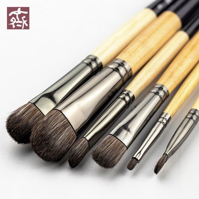 速发6 Soft SquePre Hr tist rt Brush Sit  Acryl