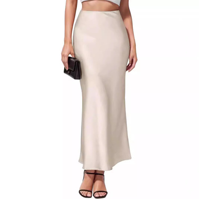 2026Elegant women high waisted fishtail skirt高腰鱼尾半身裙