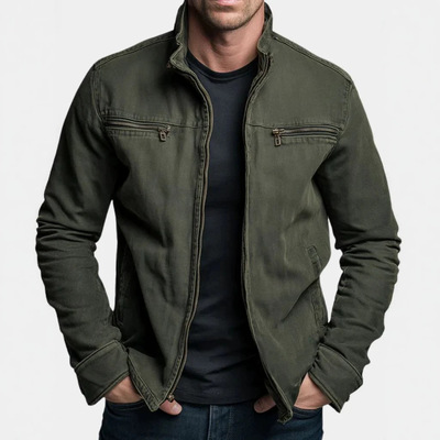 Men's autumn casual retro workwear jacket男休闲复古工装外套