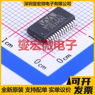 WM8731SEDS/RV SSOP-28-208mil 特殊用途逻辑芯片IC