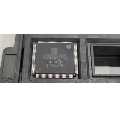 贴片 KSZ9897STXI-TR QFP128 以太网控制器芯片 开关SPI 原装全新