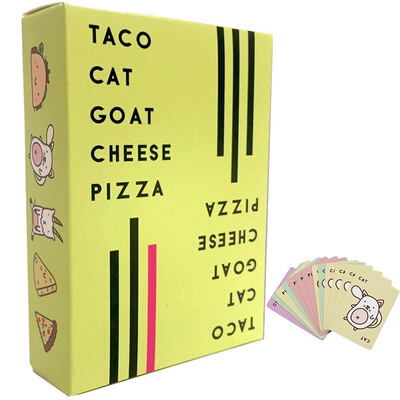跨境英文聚会Taco Cat Goat Cheese Pizza卡牌纸牌派对游戏玩具
