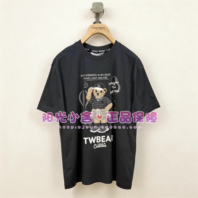 TeenieWeenie小熊26夏时尚休闲舒适萌趣T恤TTRA2624C1K RA2624C1K