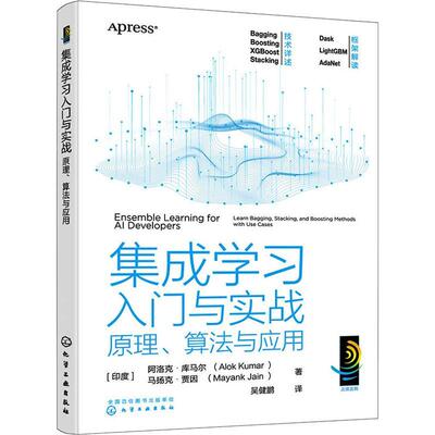 集成学习入门与实战:原理、算法与应用:learn bagging, sta, and boosting methods with use cases阿洛克·库马尔 工业技术书籍