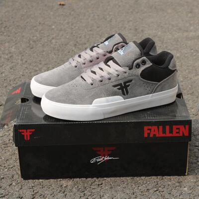 联名款FALLEN专业滑板鞋THE FIEND II翻毛皮耐磨减震BMX板鞋LAKAI